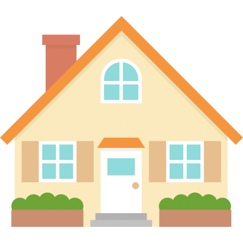 家のイラスト | 無料フリーイラスト素材集【Frame illust】