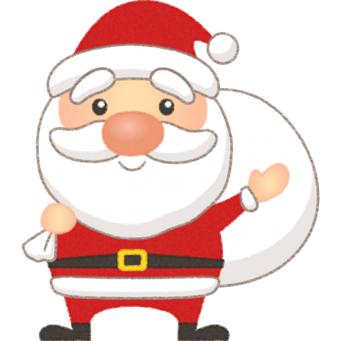可愛いサンタさんのイラスト | 無料フリーイラスト素材集【Frame illust】